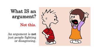 How to make an argument | PPT