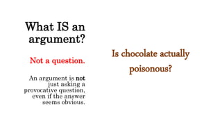 How to make an argument | PPT