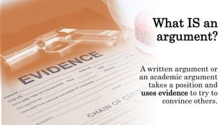 How to make an argument | PPT