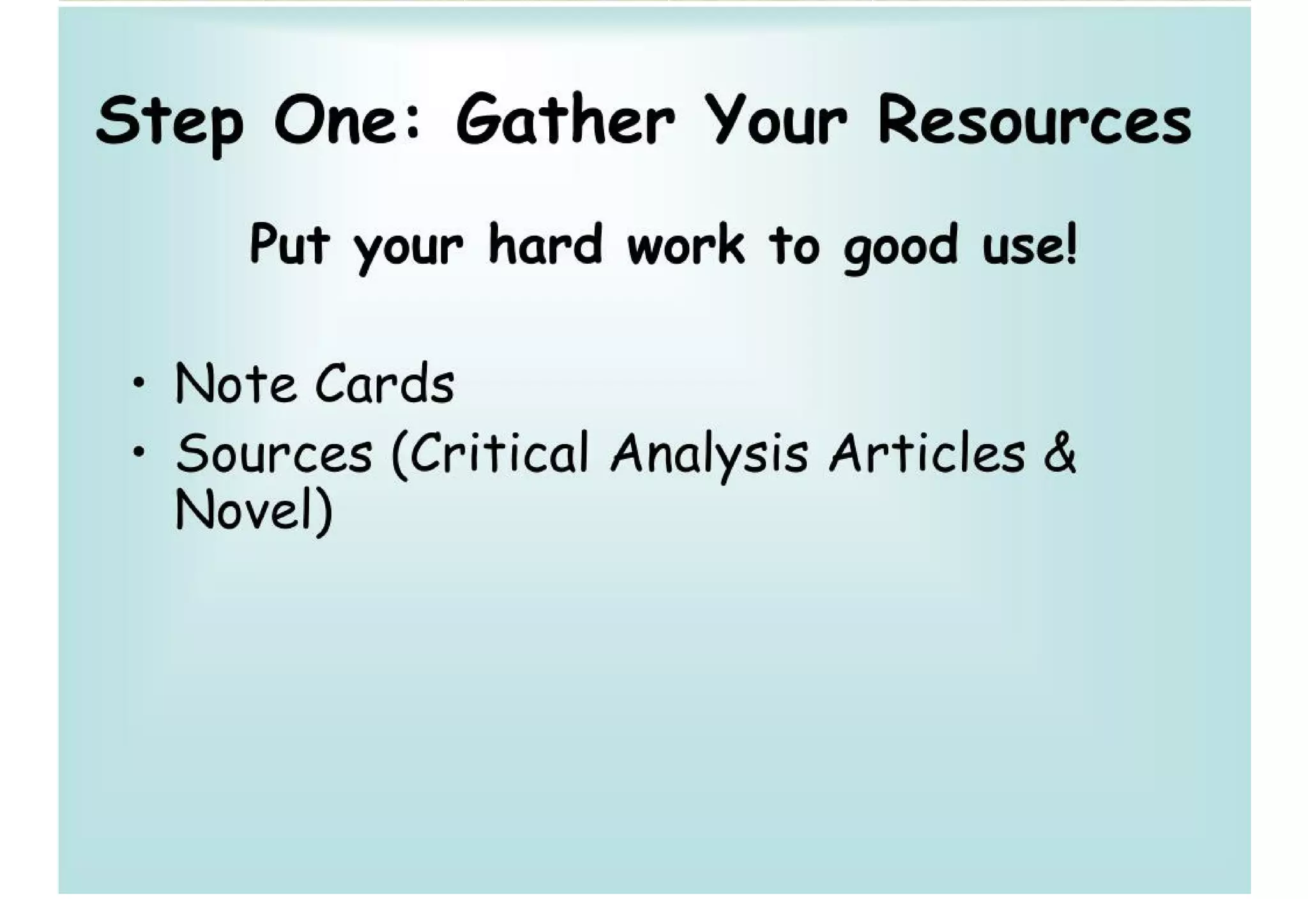 How To Make An Awesome Outline | PPT