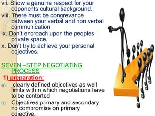 How to make a negotiation sucessfull | PPT