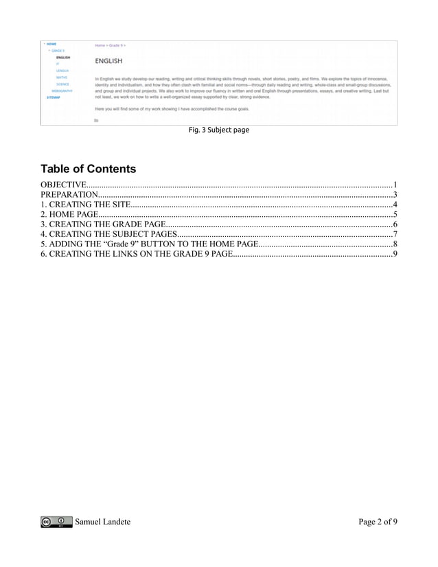 How to make an eportfolio using Google Sites for Grade 9 learners | PDF ...
