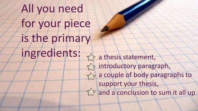 How to make an essay | PPTX