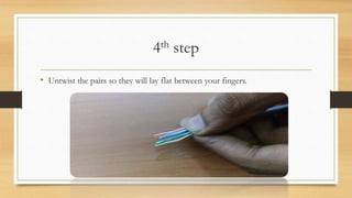 How to make a network cable | PPT