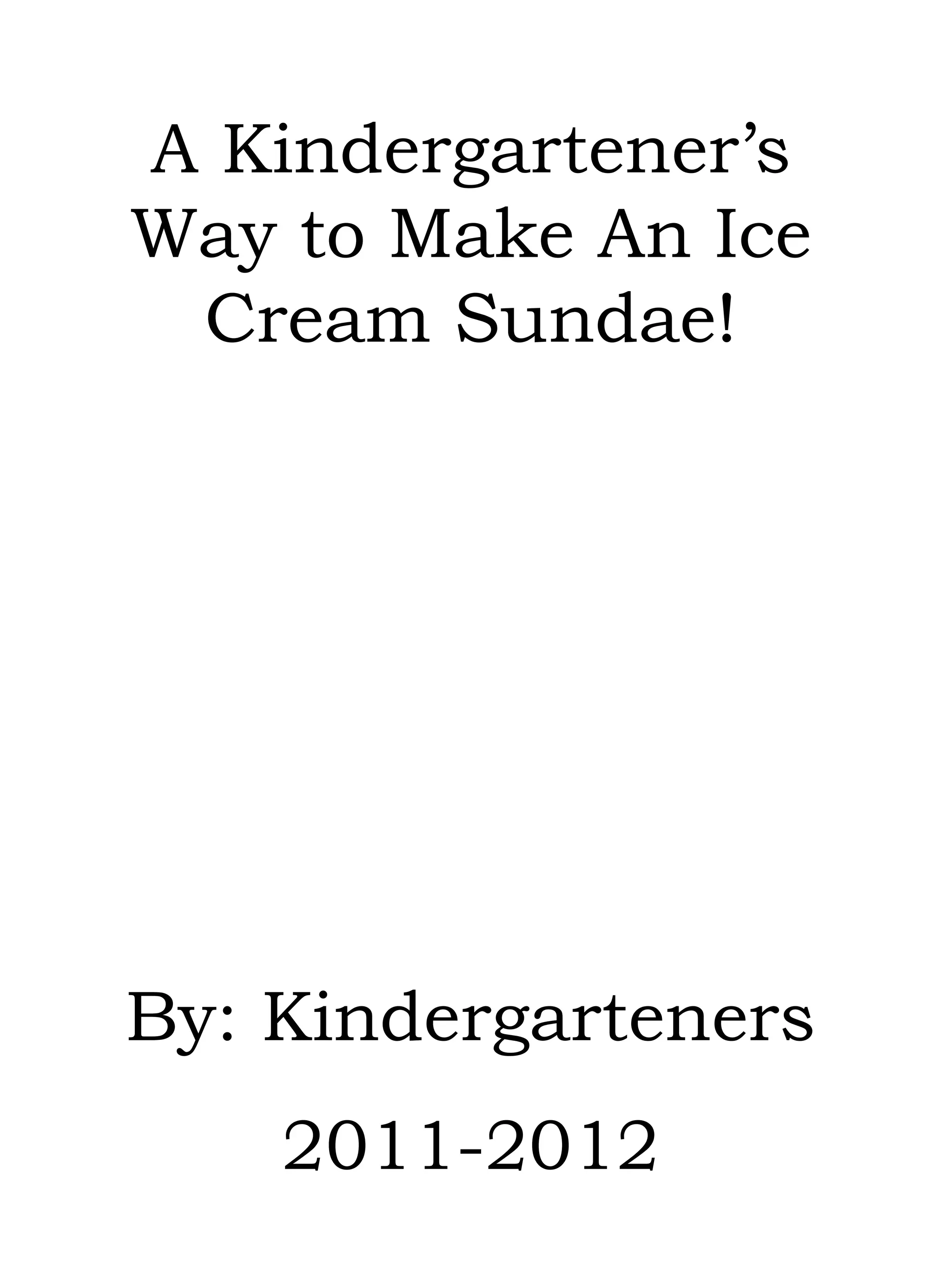 How to make an ice cream sundae | PPT | Desserts and Baking | Food & Drink