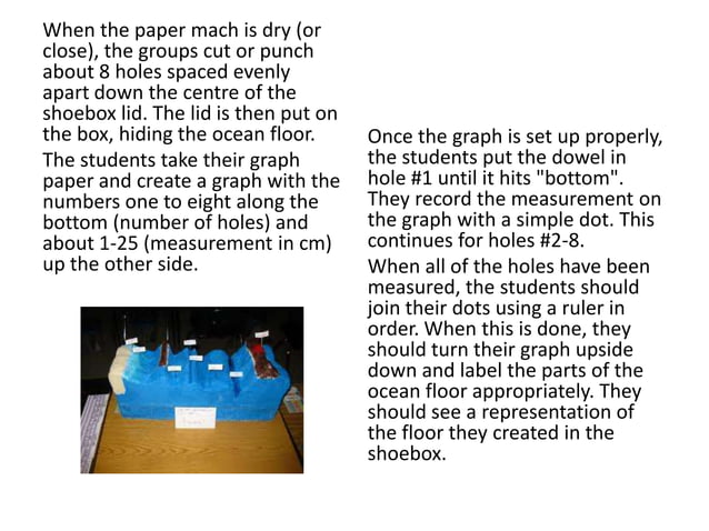 How to make an ocean floor model | PPTX