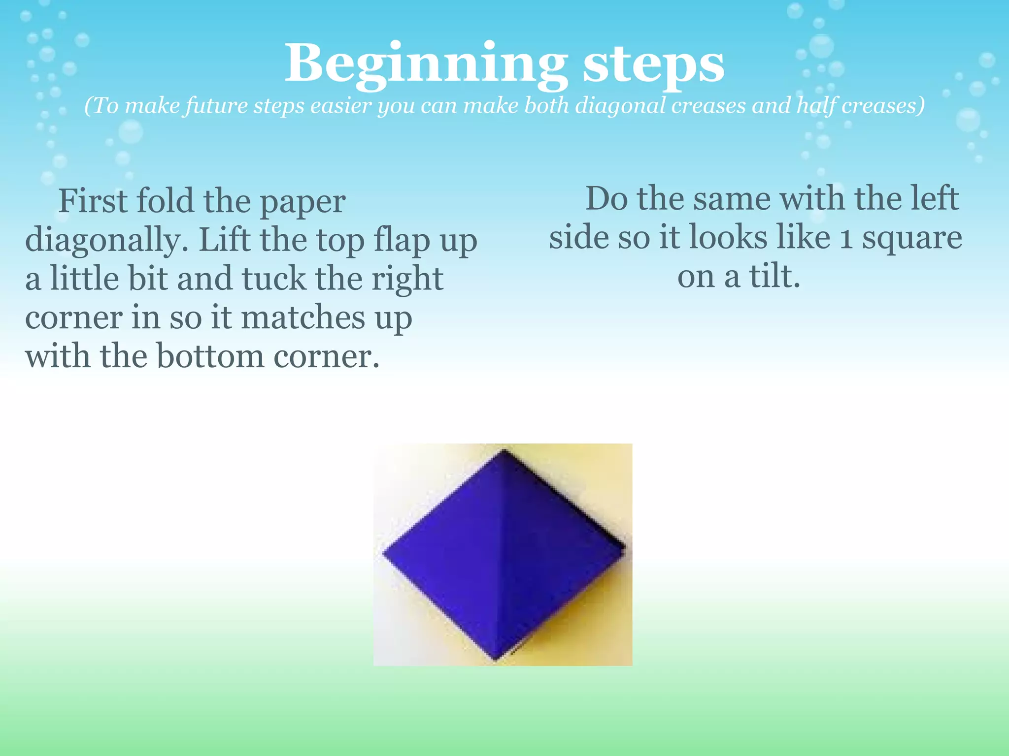 How to make_an_origami_crane | PPT