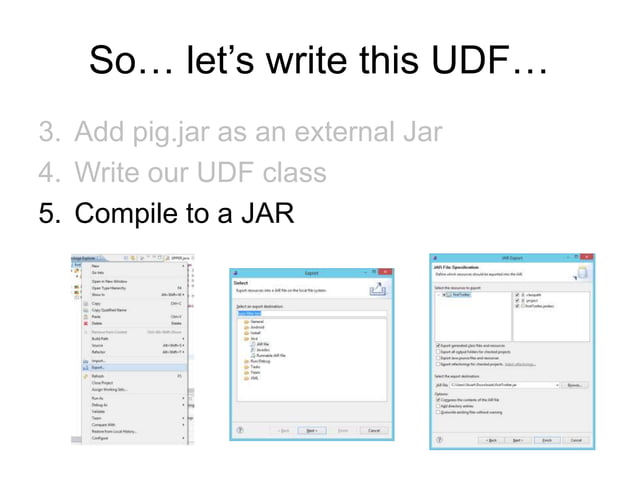 How to make a pig udf | PPT