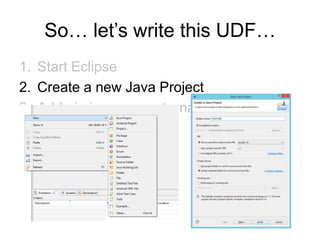 How to make a pig udf | PPT