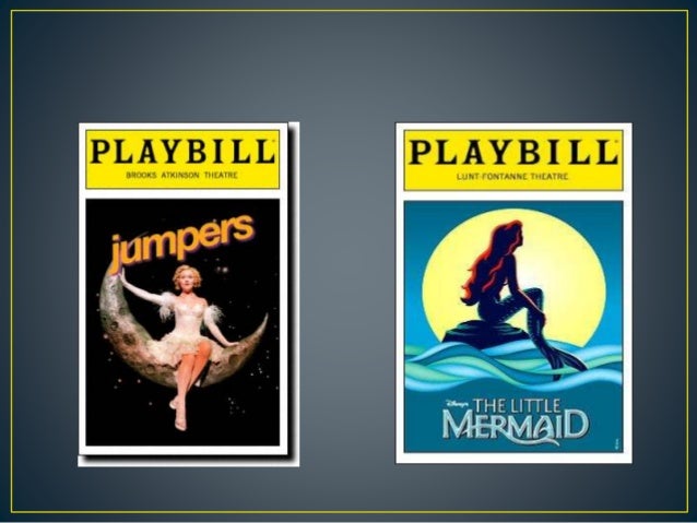 How to make a Playbill