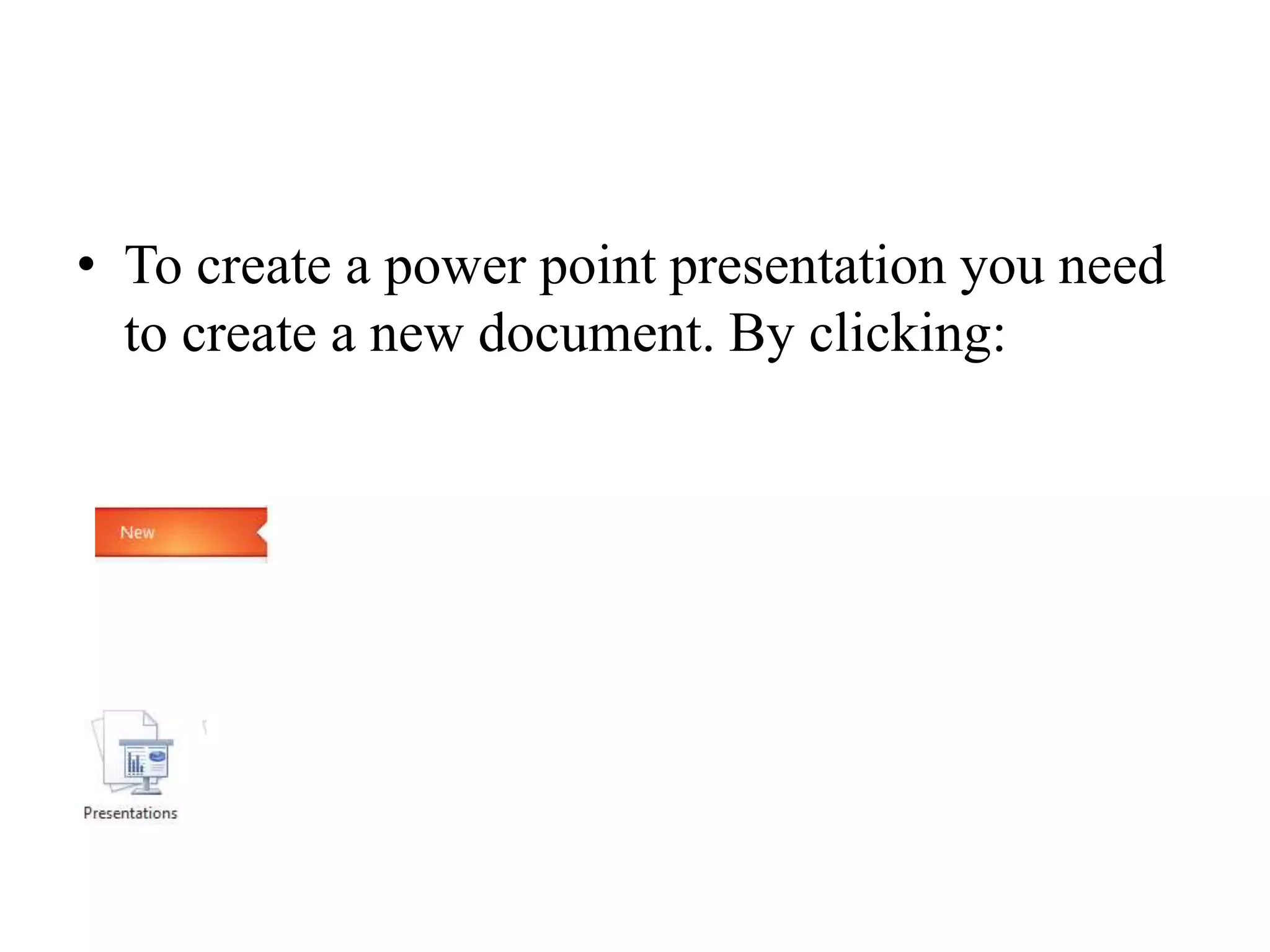 How to make a power point presentation | PPTX