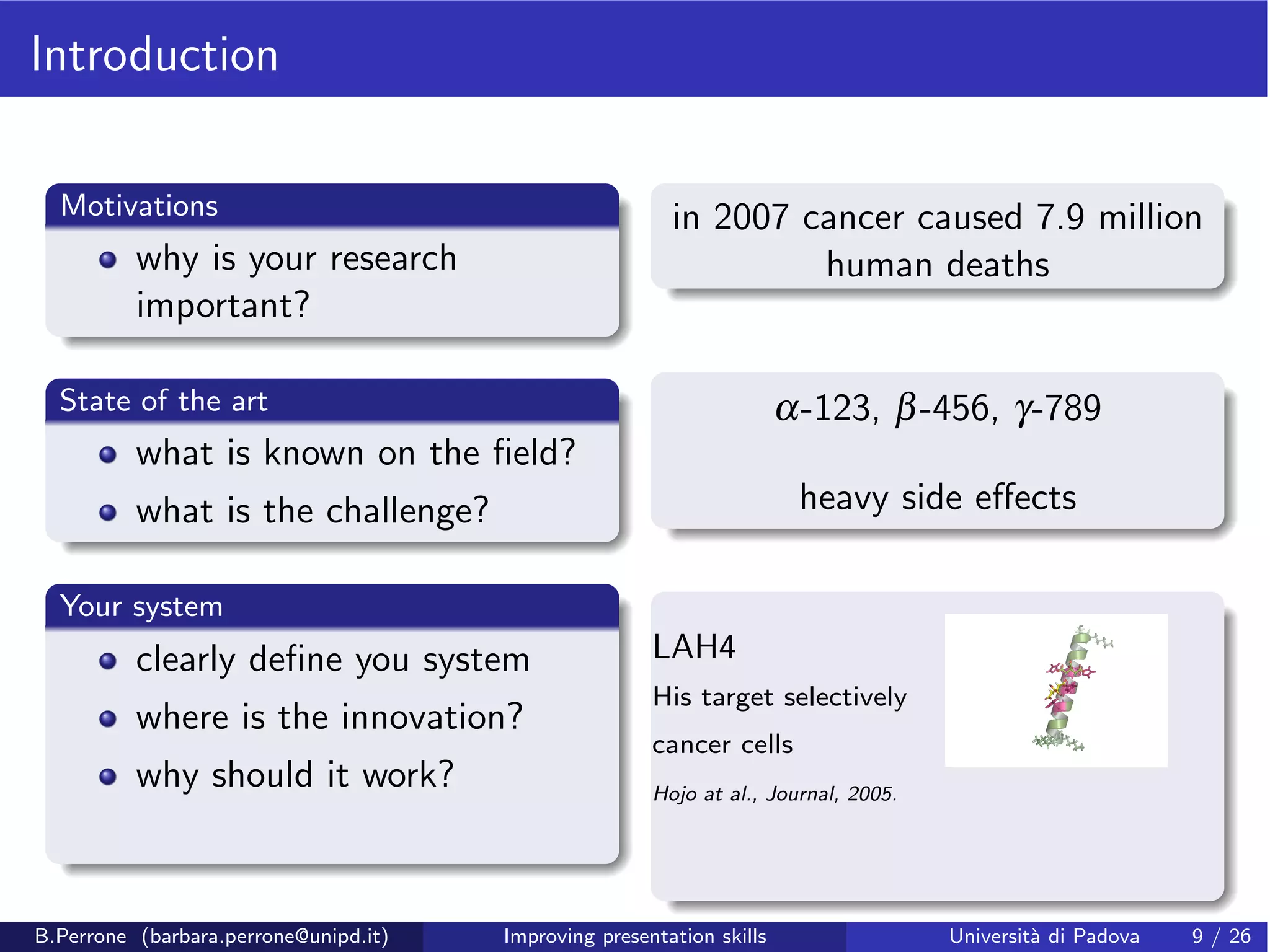 How to make a good scientific presentation | PPT