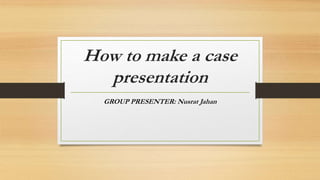How to make a presentation | PPTX