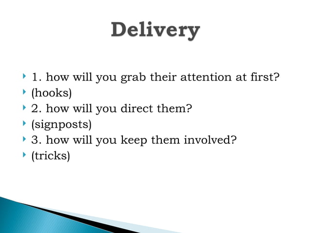 How to make a presentation c1 | PPT