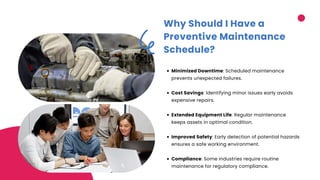 How to Make a Preventive Maintenance Schedule ? | PDF