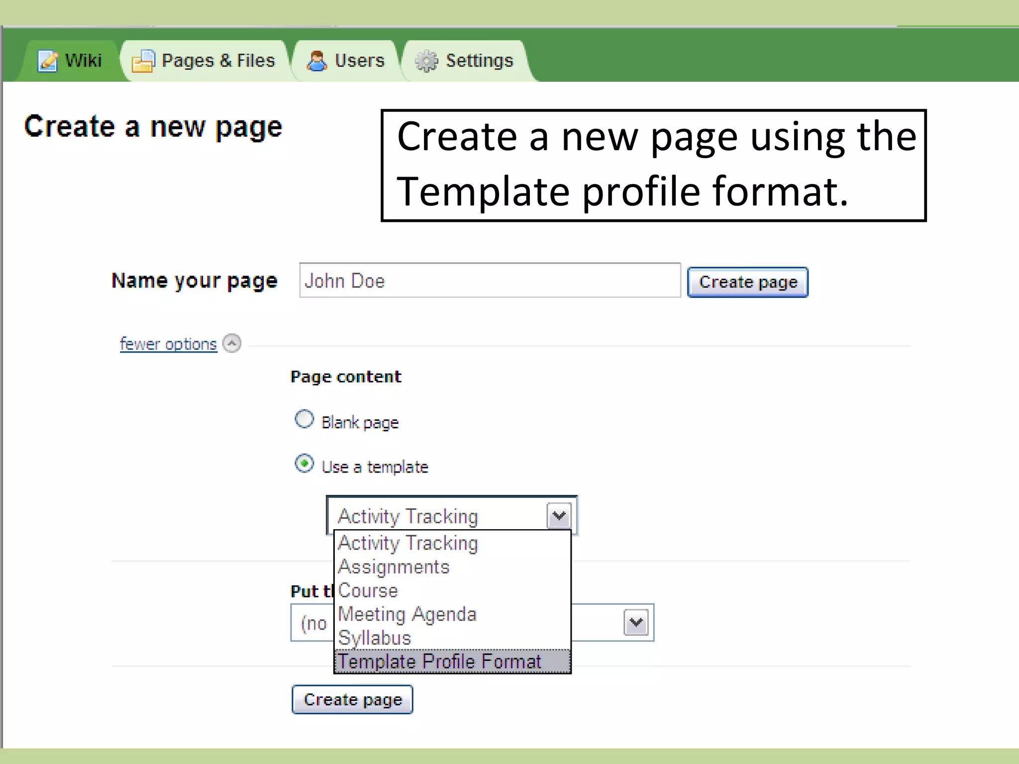 How to make a profile | PPT