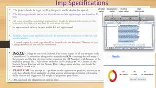 How to make a project report for schools, colleges, universities ...
