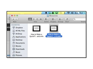 How to Make a Quicktime Screen Recording | PPT