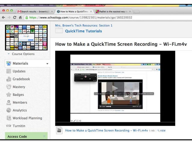 How to Make a Quicktime Screen Recording | PPTX | Computing | Technology & Computing