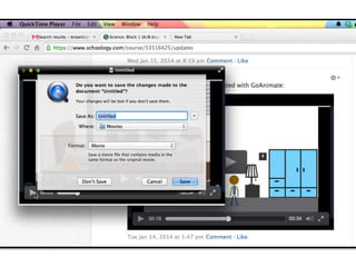 How to Make a Quicktime Screen Recording | PPT