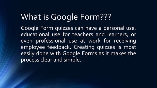 How to Make a Quiz Using Google Forms ppt.pptx