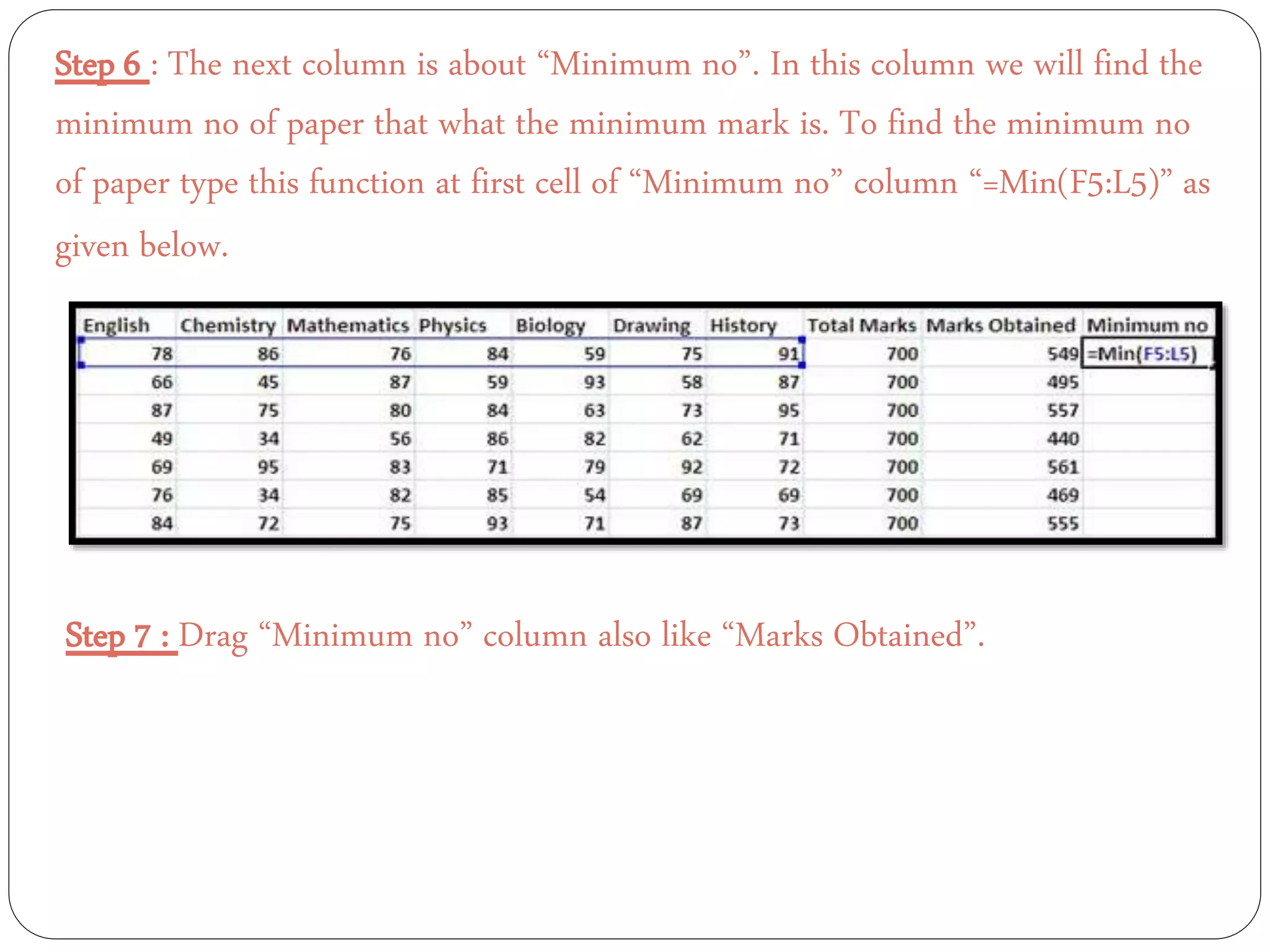 How to make a result sheet of students using MS EXCEL | PPTX