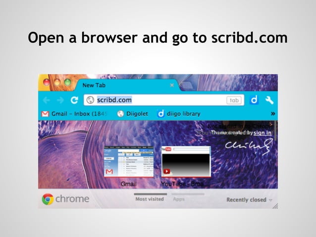 How to Make a Scribd.com Account | PPT