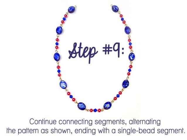 How to Make a Segmented Beaded Necklace | PPT