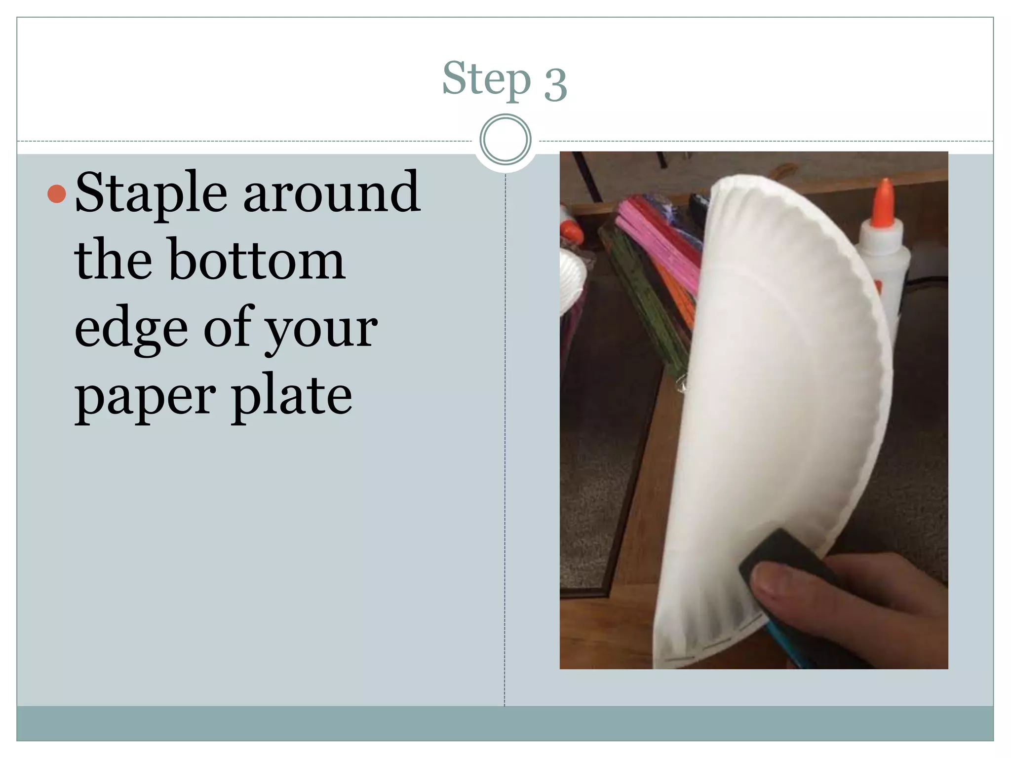 How to make a shaker out of a paper plate | PPT