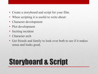 How to make a Short Film | PPTX