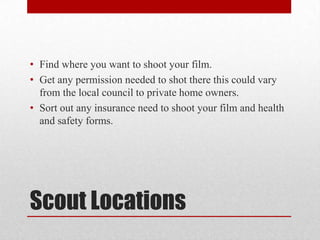 How to make a Short Film | PPTX