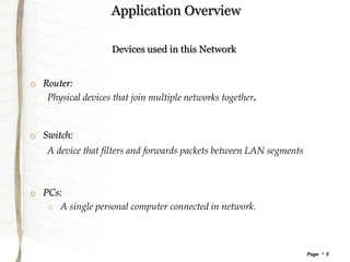 How to make a simple application on packet tracer | PPTX