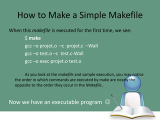 Introduction to Makefile | PPTX