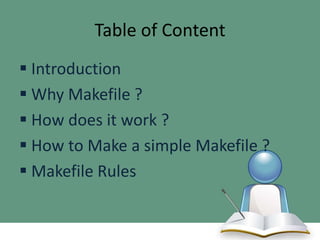 Introduction to Makefile | PPTX