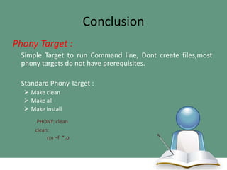 Introduction to Makefile | PPTX