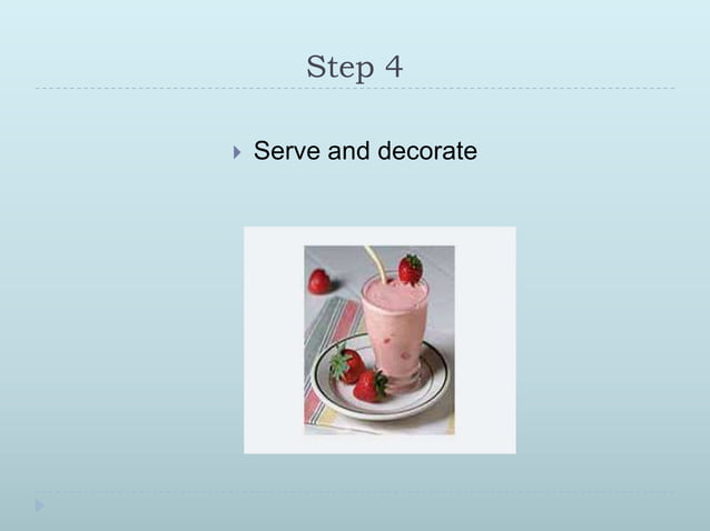 How to make a smoothy | PPTX | Food & Drink