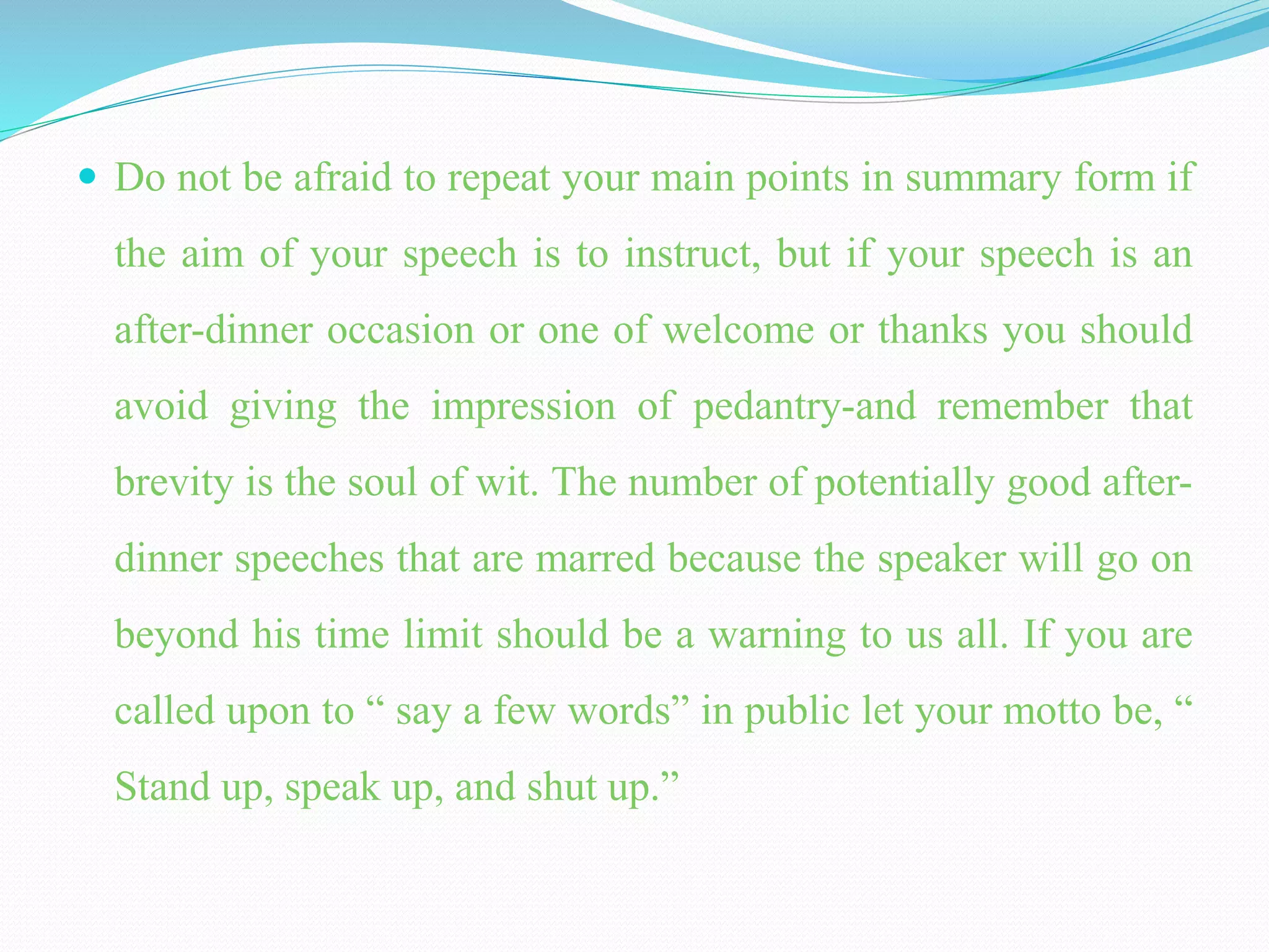 How to make a speech ppt | PPTX