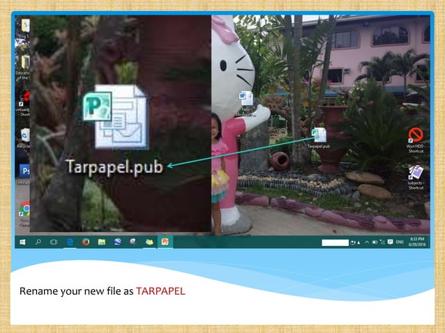 How to make a tarpapel | PPTX | Desktop Publishing | Computer Software ...