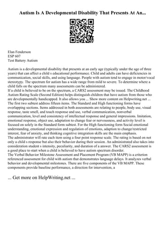 How To Make A Thesis Statement For A Reflective Essay | PDF