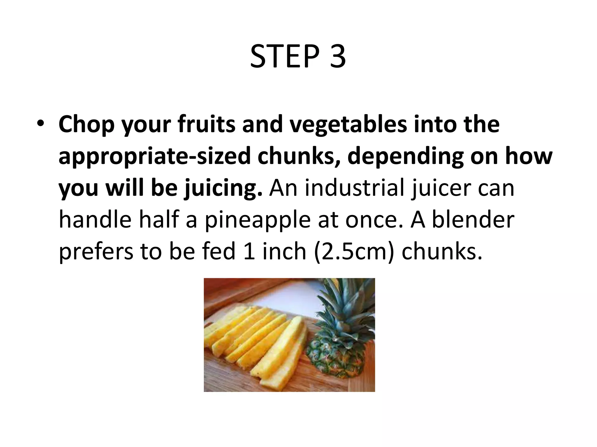 How to make a tropical juice! | PPTX