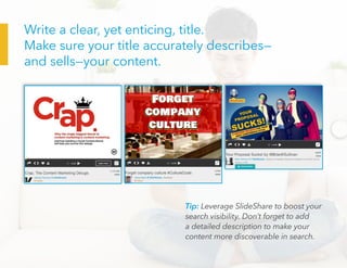How to Make Awesome SlideShares: Tips & Tricks | PDF