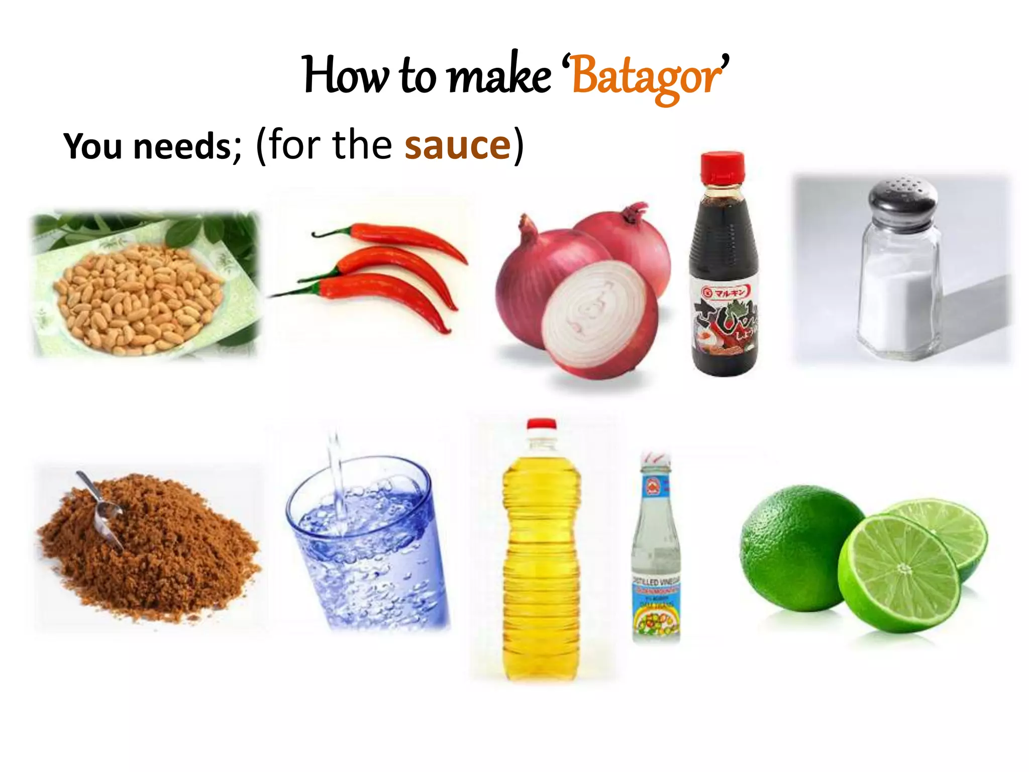 How to make 'batagor' | PPT