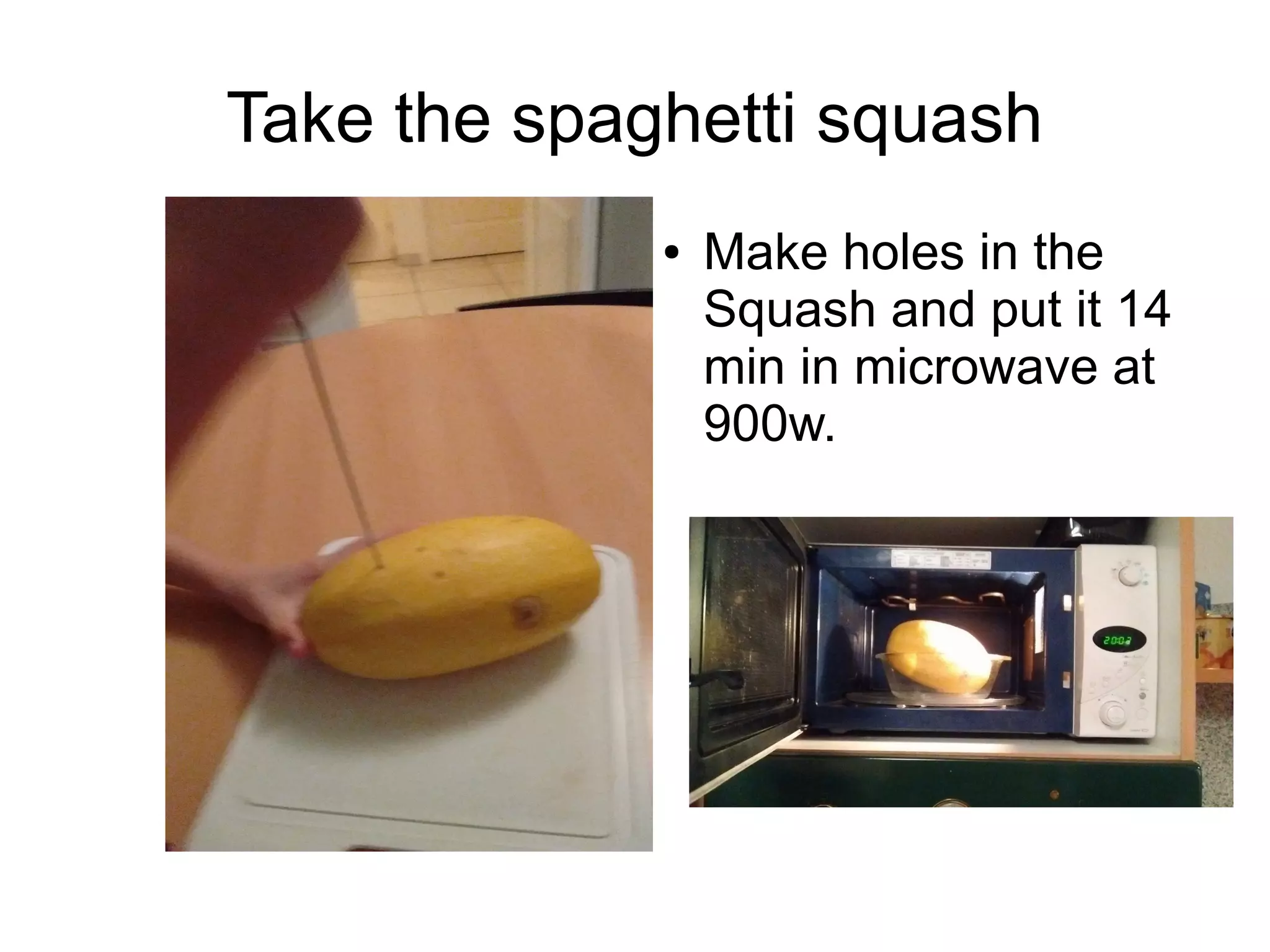 How to make bolognese spaghetti squash | PPT