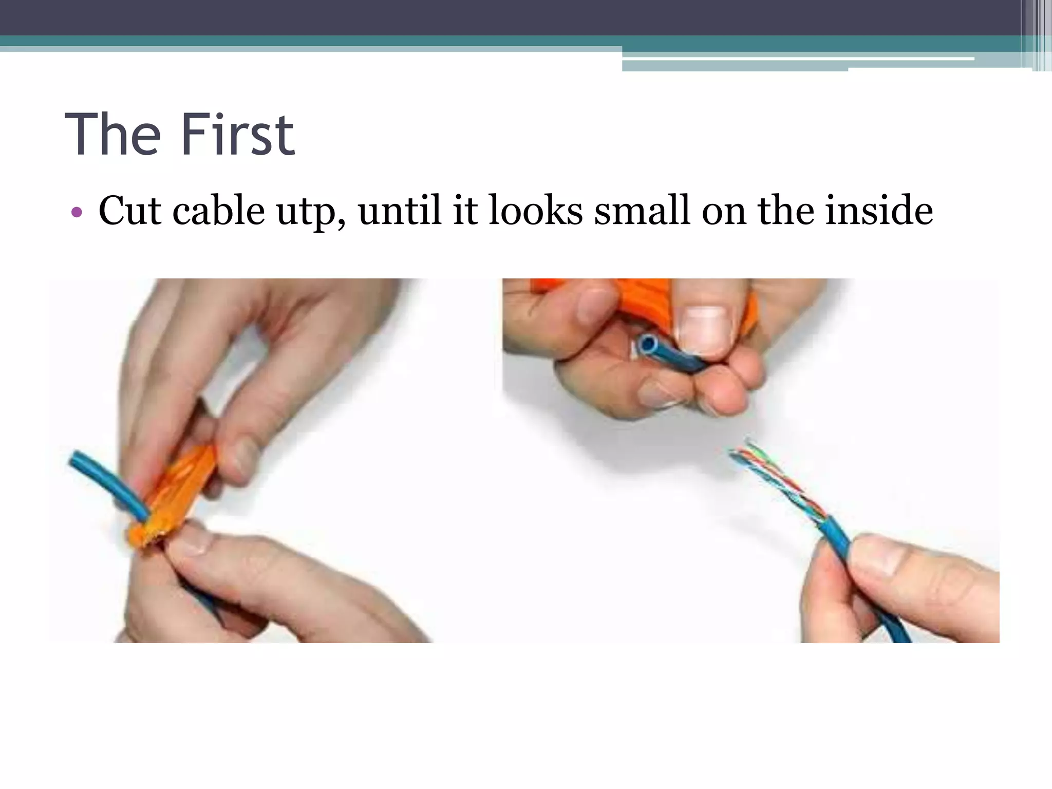 How to make cable utp | PPTX