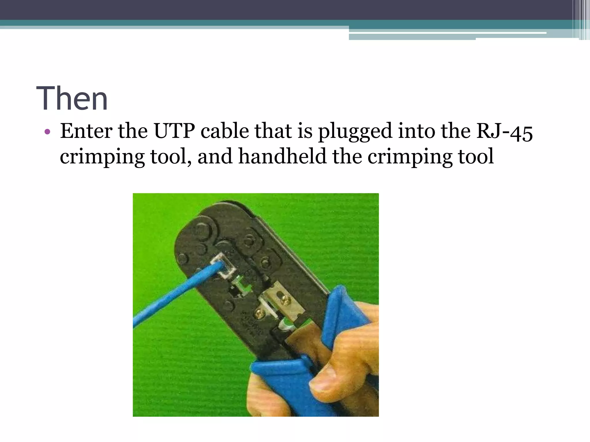 How to make cable utp | PPTX
