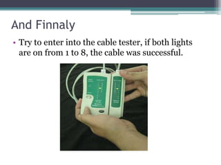 How to make cable utp | PPTX