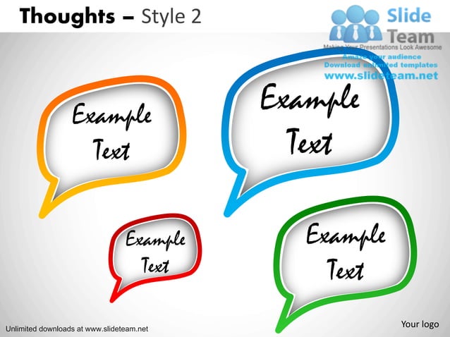 How to make callouts exclamation thought idea thoughts power point ...