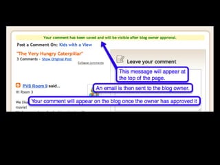 How to make comments on a blog - www.pointviewschoolroom3.blogspot.com