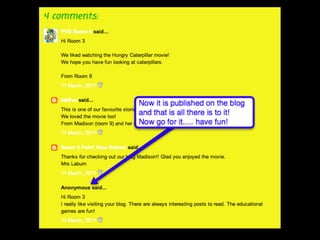 How to make comments on a blog - www.pointviewschoolroom3.blogspot.com