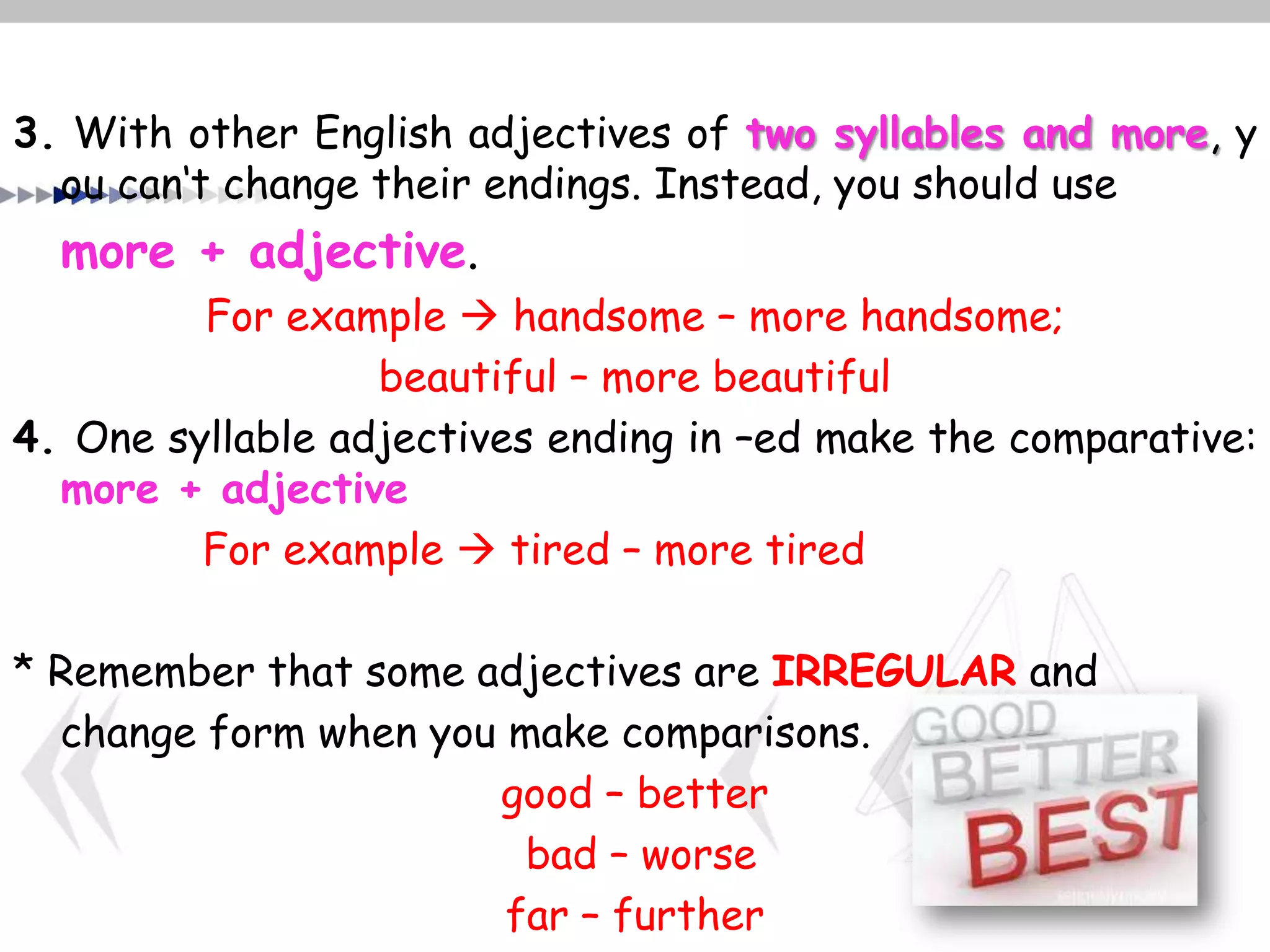 How to make comparisons in english b1 | PPT